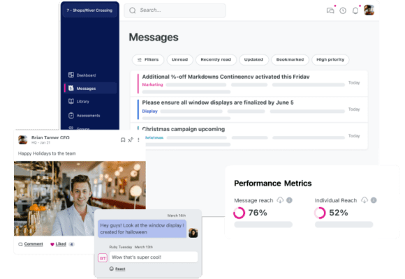 Employee Communication System for Retail I Zipline, Inc.