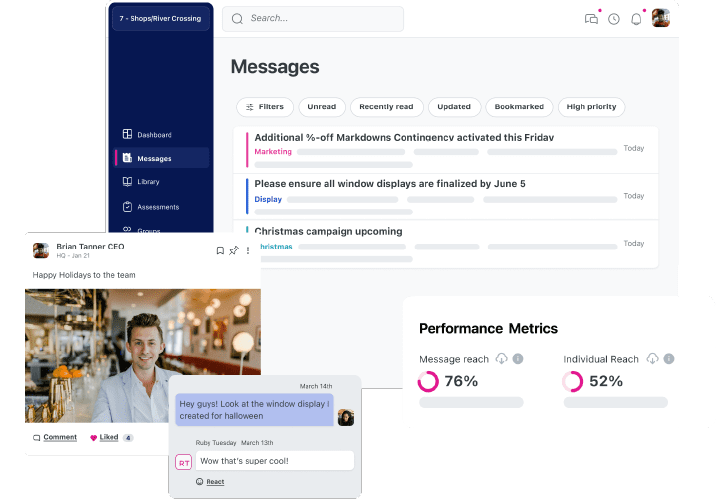Employee Communication System for Retail I Zipline, Inc.